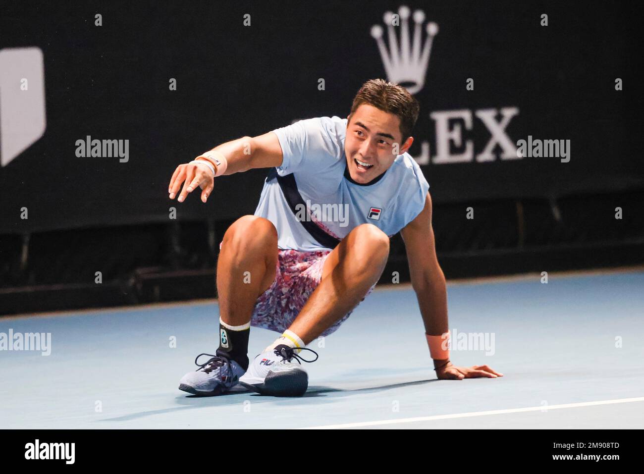 Melbourne, Australia, 16th Jan, 2023. Tennis player Rinky Hijikata from ...