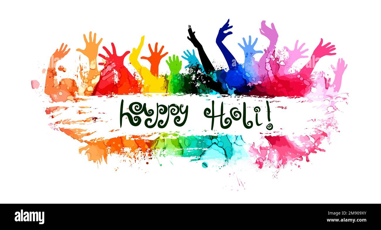 Indian festival happy holy festival, colorful poster, banner background ...