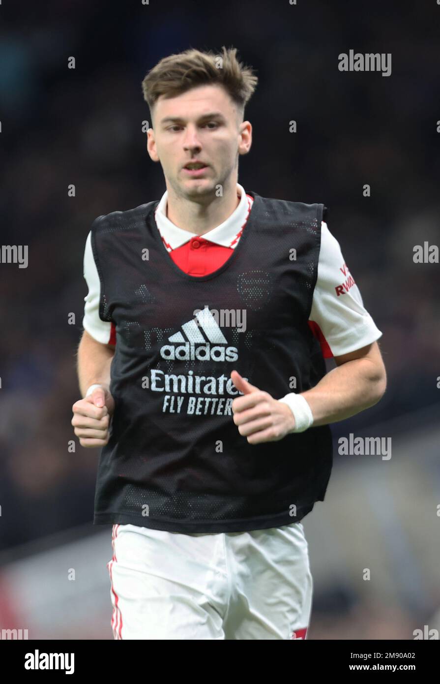 Kieran Tierney of Arsenal during the English Premier League soccer ...