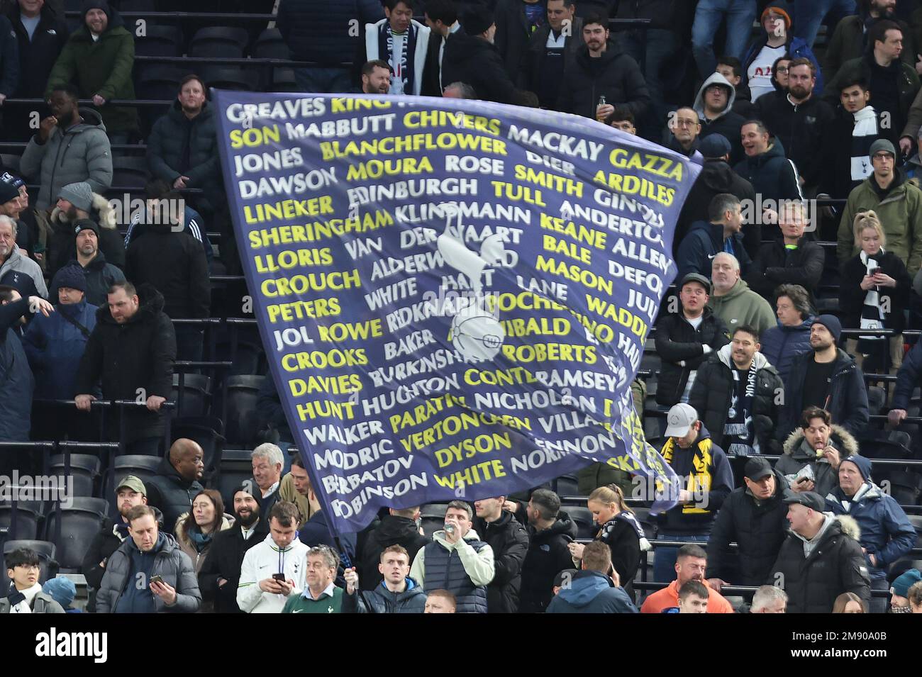 Tottenham hotspur banner hi-res stock photography and images - Alamy