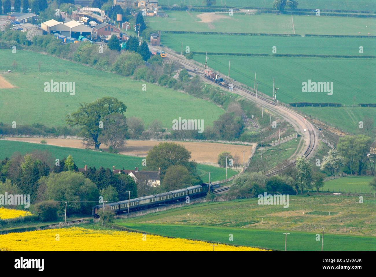 The Cornishman express steam train complete with its chocolate and ...