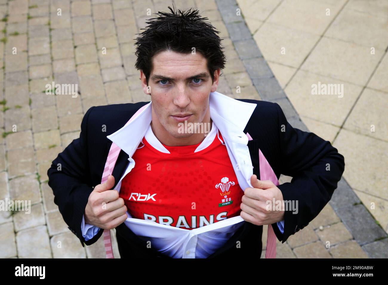 Welsh rugby star outside half and Grand Slam winner James Hook ...