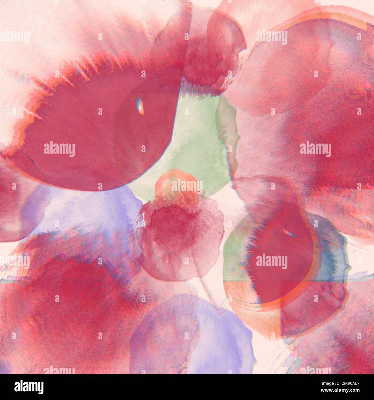 Abstract Viva Magenta texture background. Colored fluid graphic ...