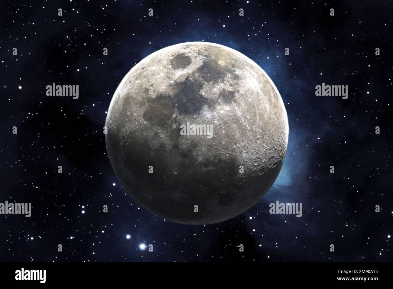 Moon realistic hi-res stock photography and images - Alamy