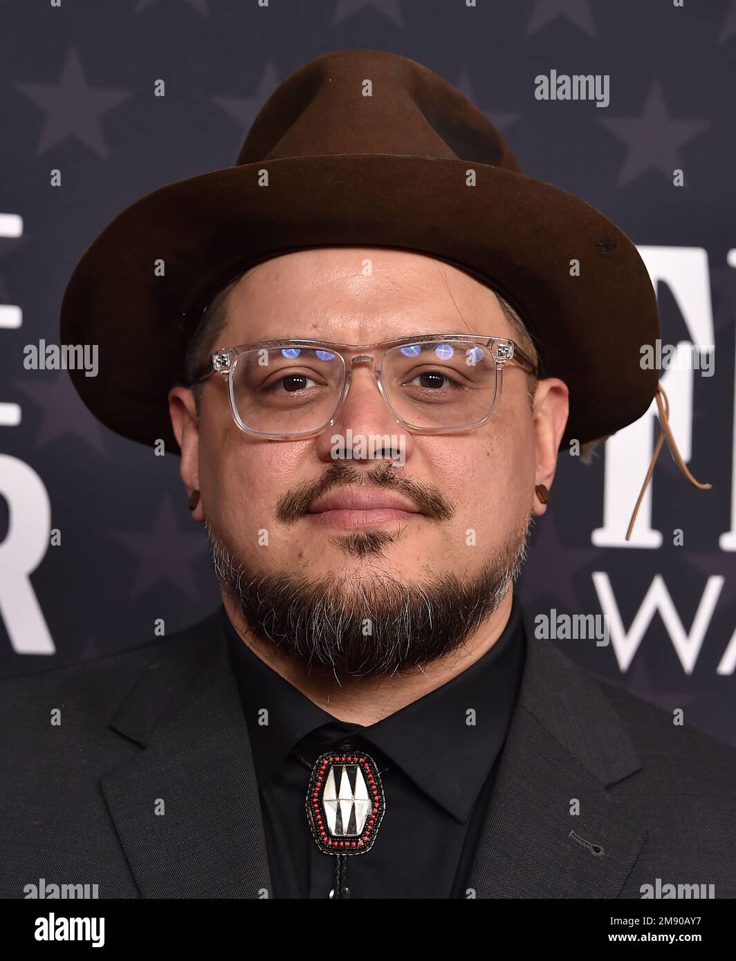 Los Angeles, USA. 15th Jan, 2023. Sterlin Harjo arriving at the 28th ...