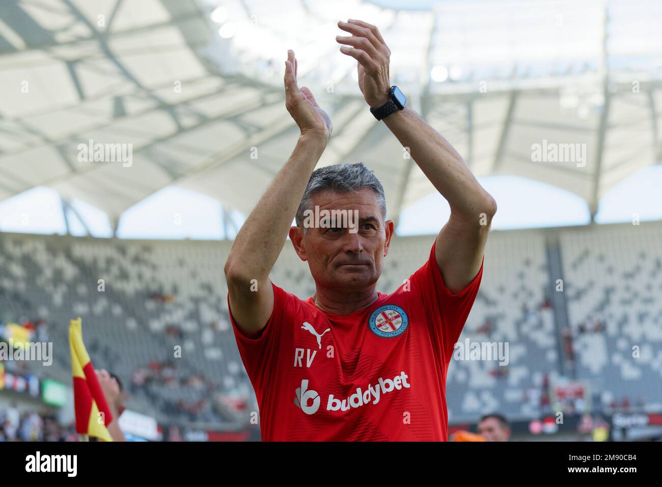 Sydney, Australia. January 15, 2023 Coach, Rado Vidosic of Melbourne ...