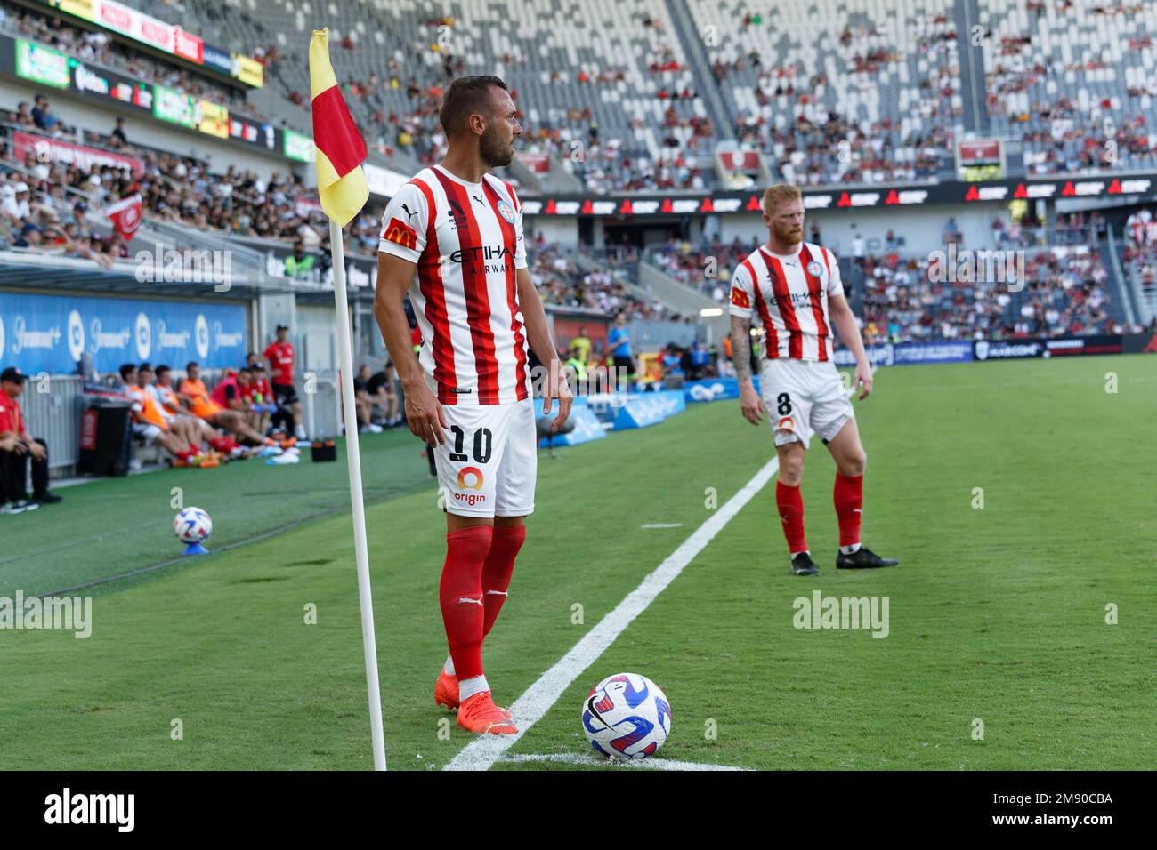 Sydney, Australia. January 15, 2023 Florin Berenguer of Melbourne City ...