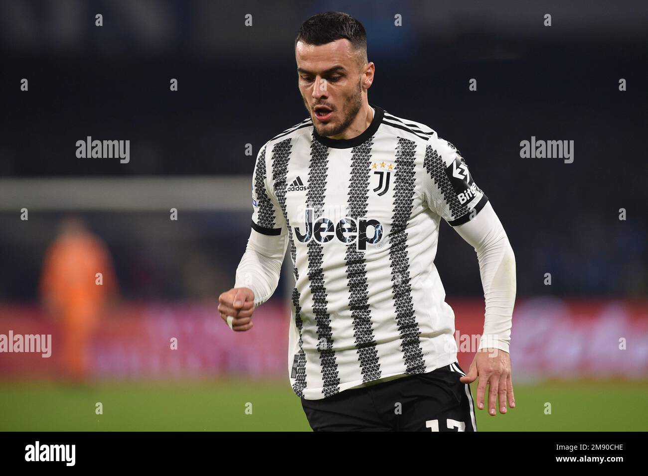 Naples, Italy. 13 Jan, 2023. Filip Kostic of Juventus FC during the ...