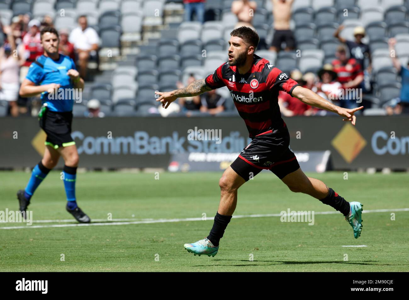 Sydney, Australia. January 15, 2023 Brandon Borrello of Western Sydney ...
