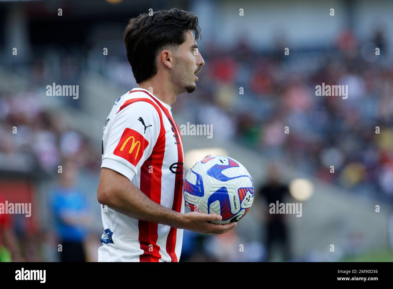 Sydney, Australia. January 15, 2023 Callum Talbot of Melbourne City ...