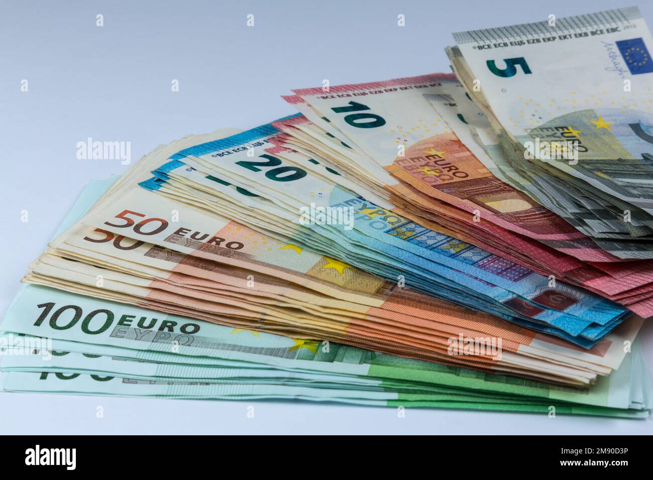 Stacked banknote dollar euro hi-res stock photography and images - Alamy