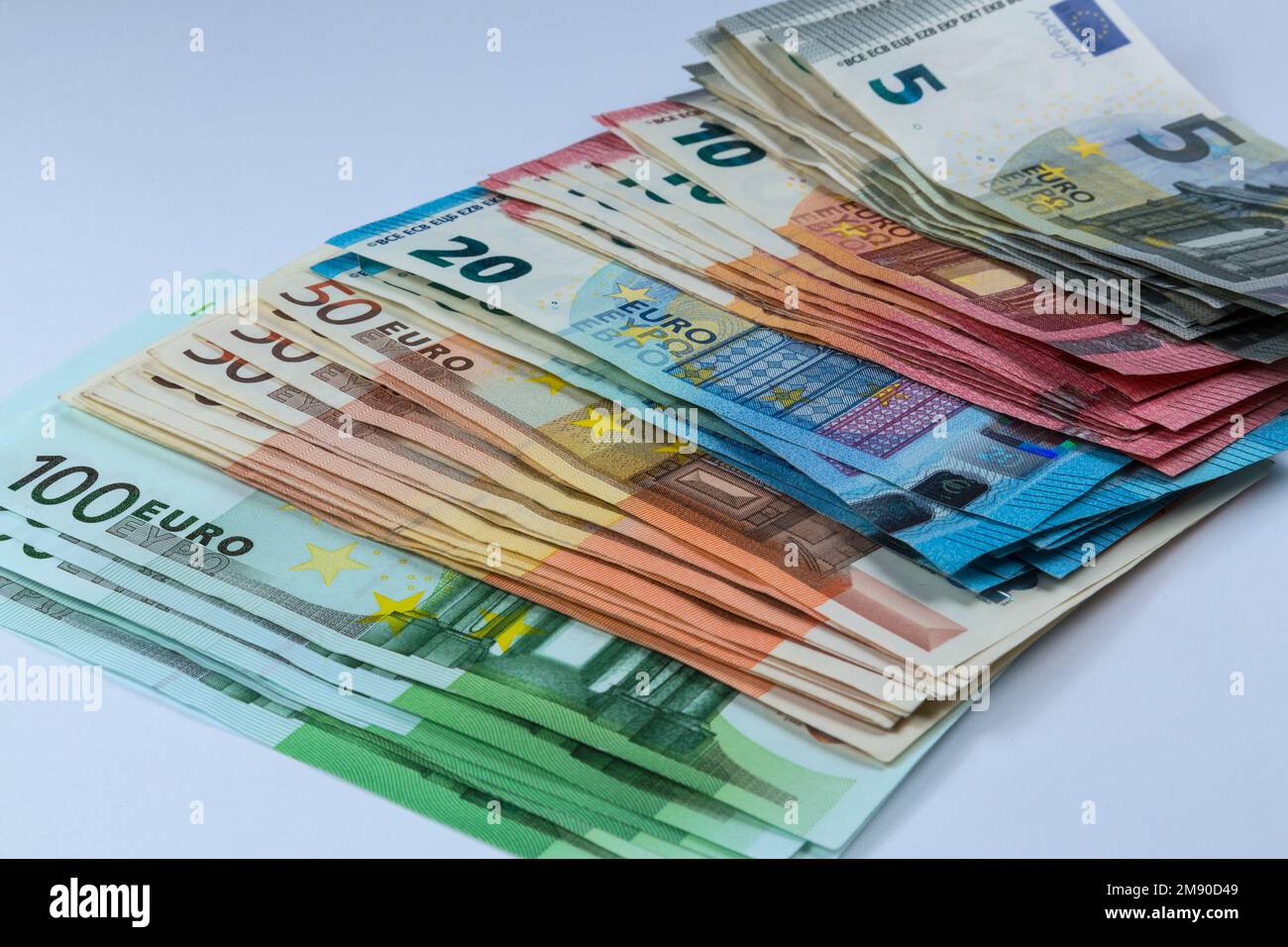 Stacked banknote dollar euro hi-res stock photography and images - Alamy