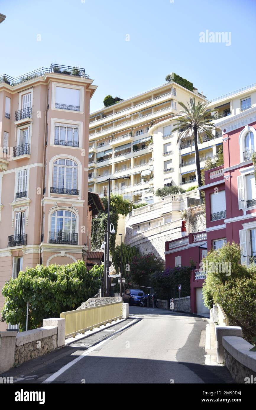 Street of Monte Carlo, Monaco Stock Photo - Alamy