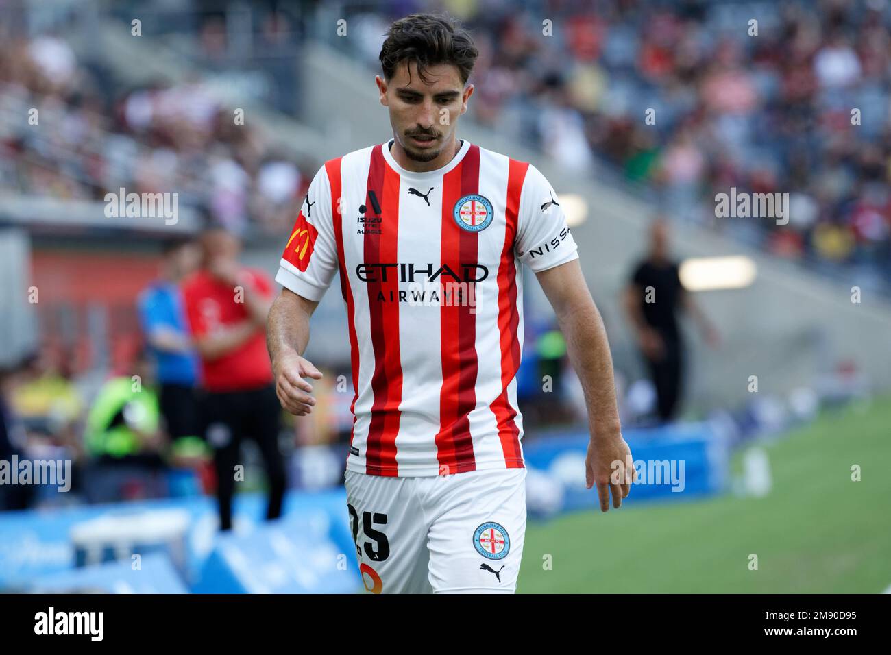 Sydney, Australia. January 15, 2023 Callum Talbot of Melbourne City in ...