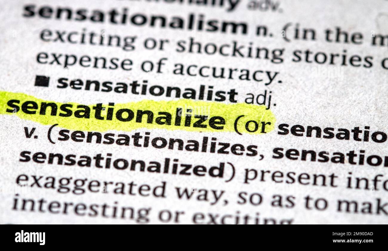 Sensationalize hi-res stock photography and images - Alamy