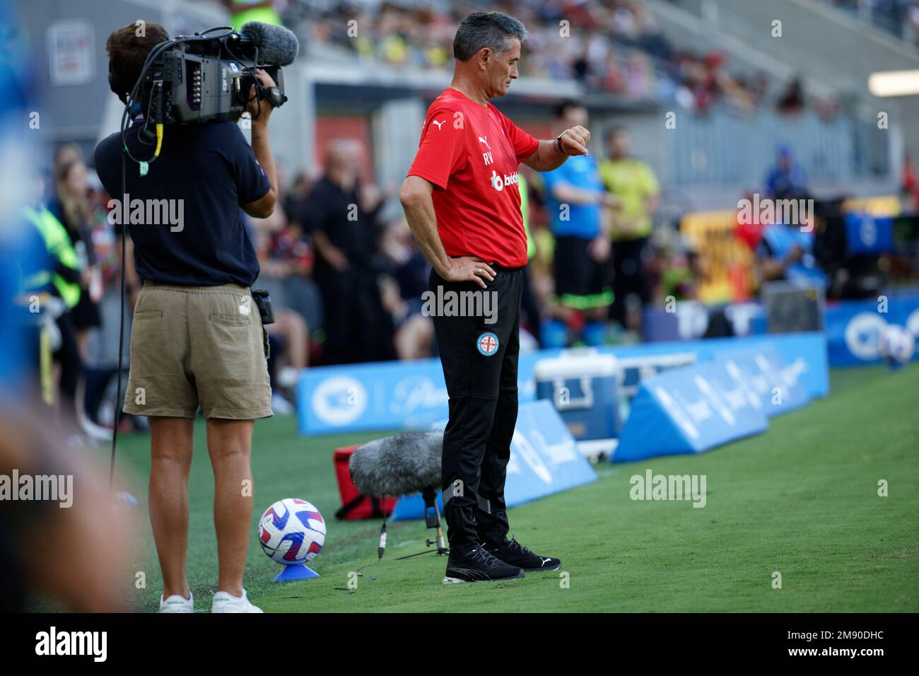 Sydney, Australia. January 15, 2023 Coach, Rado Vidosic of Melbourne ...