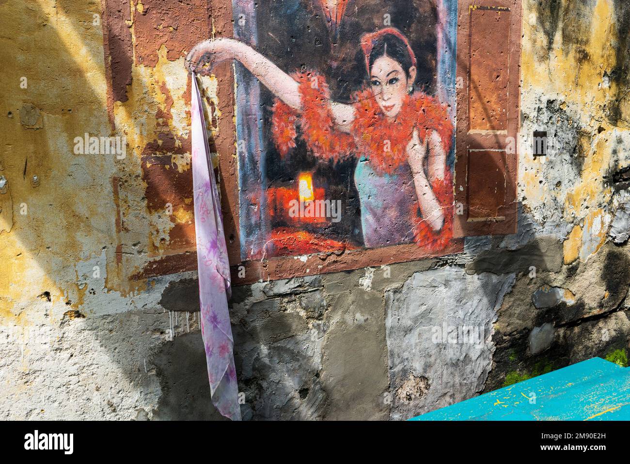 Kuala Lumpur, Malaysia - December 12th , 2022 : KWAI CHAI HONG, alley ...