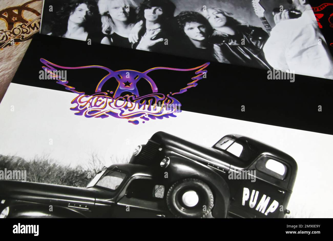 Album cover aerosmith hi-res stock photography and images - Alamy