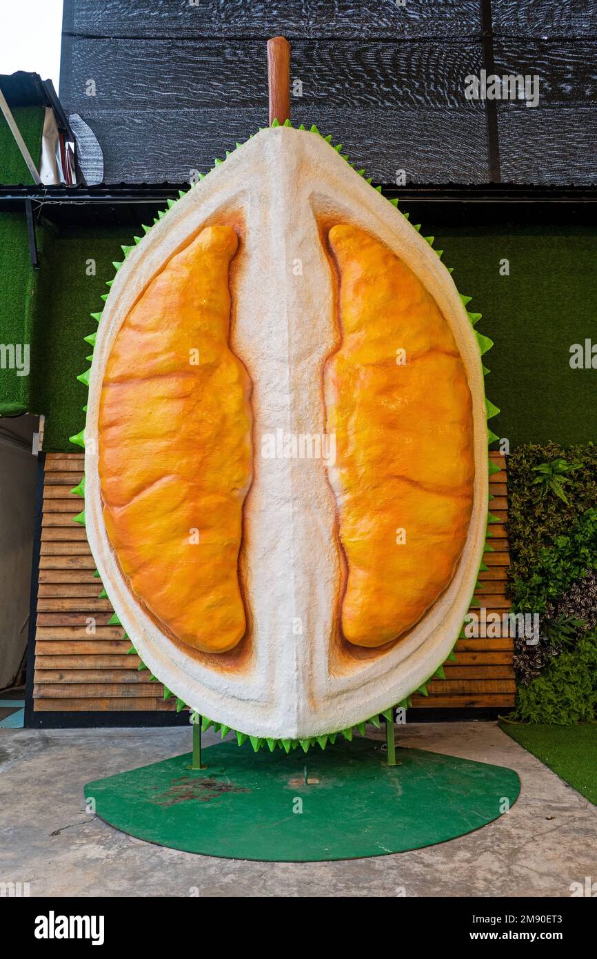 Kuala Lumpur, Malaysia - December 13th, 2022 - Durian Market, a ...