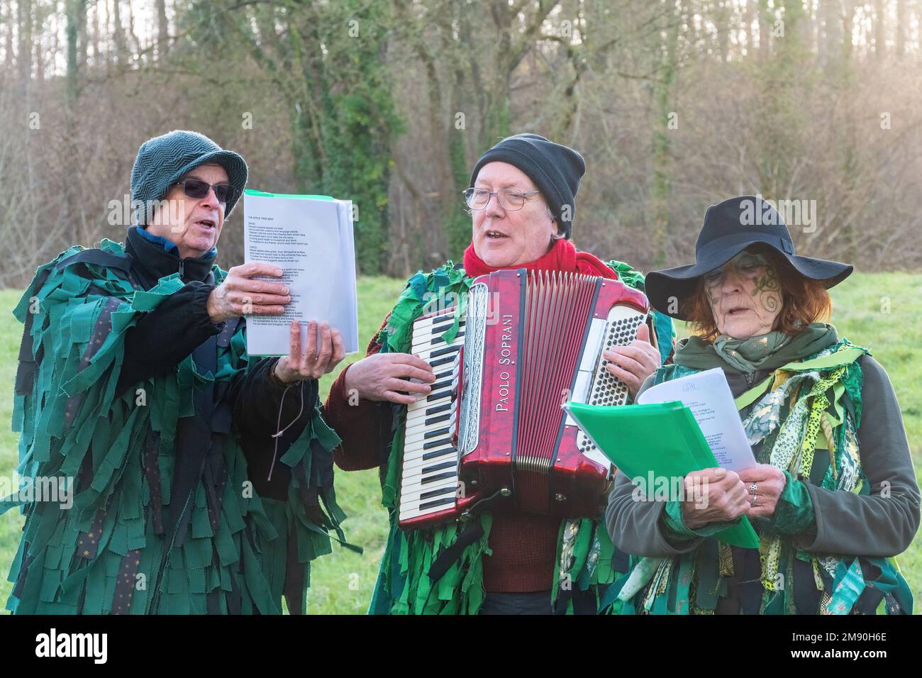 Wassailing event at the Weald and Downland Living Museum, January 2023 ...