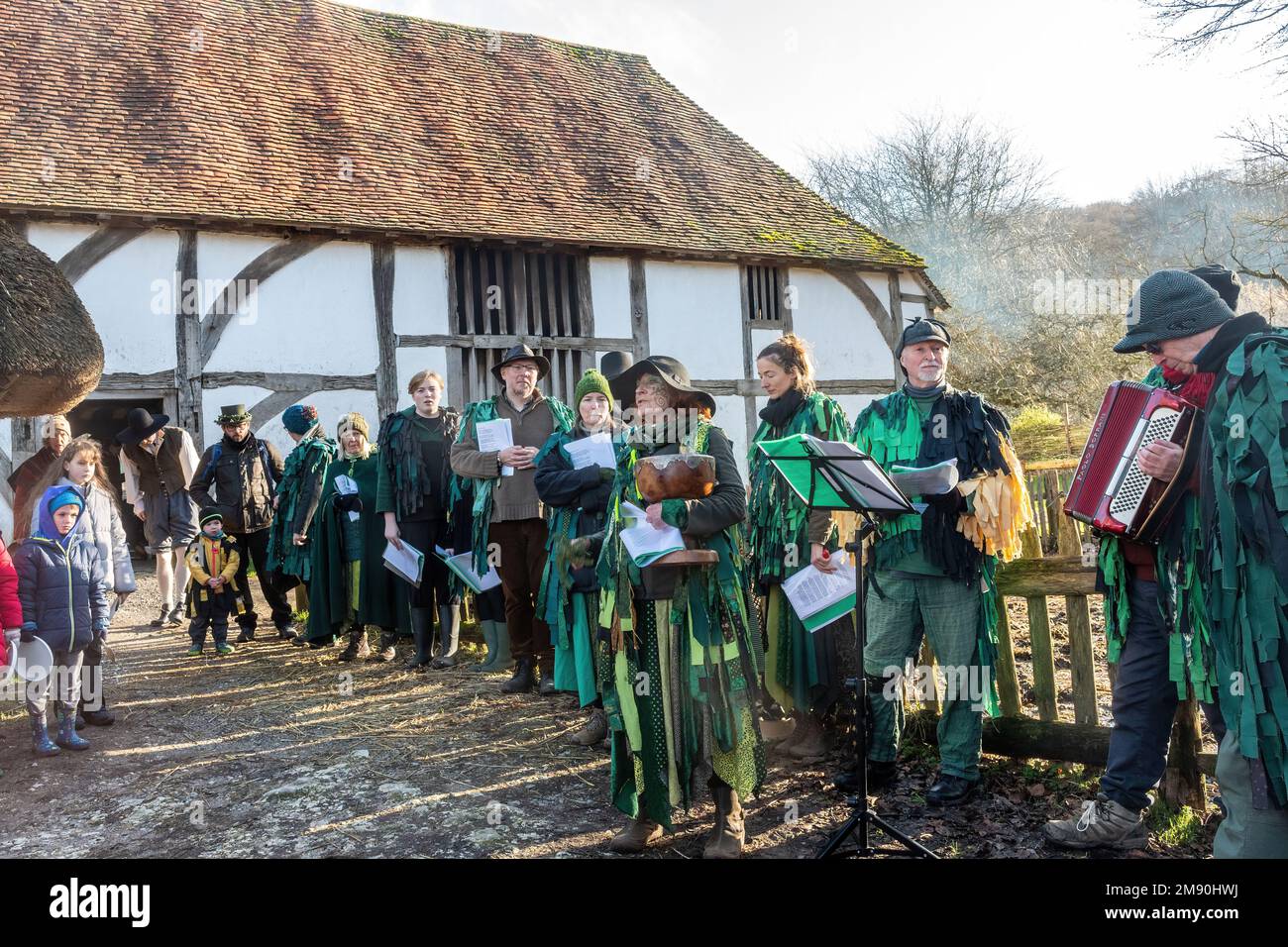 Wassailing event at the Weald and Downland Living Museum, January 2023 ...