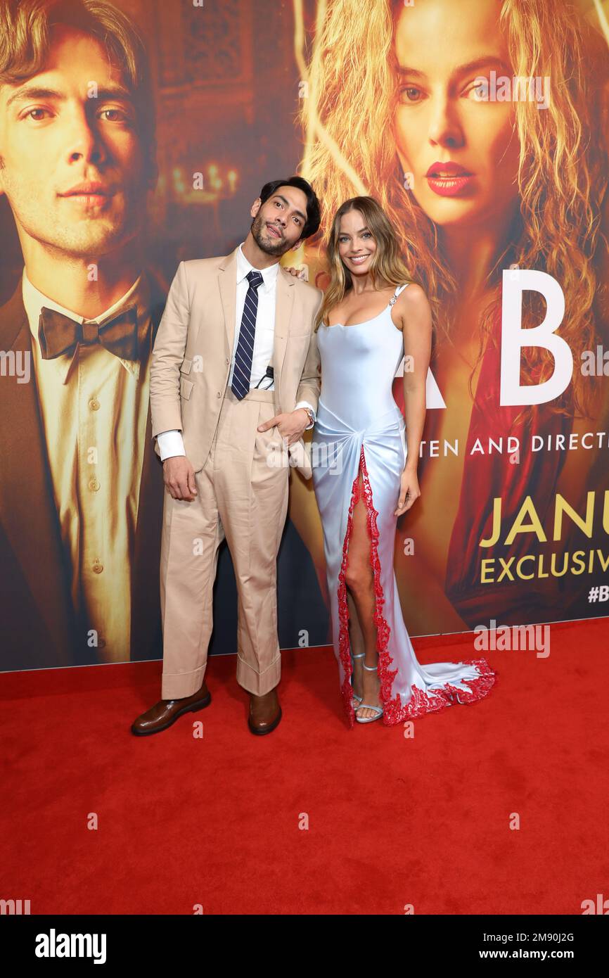 January 16, 2023: DIEGO CALVA and MARGOT ROBBIE attends the Australian ...