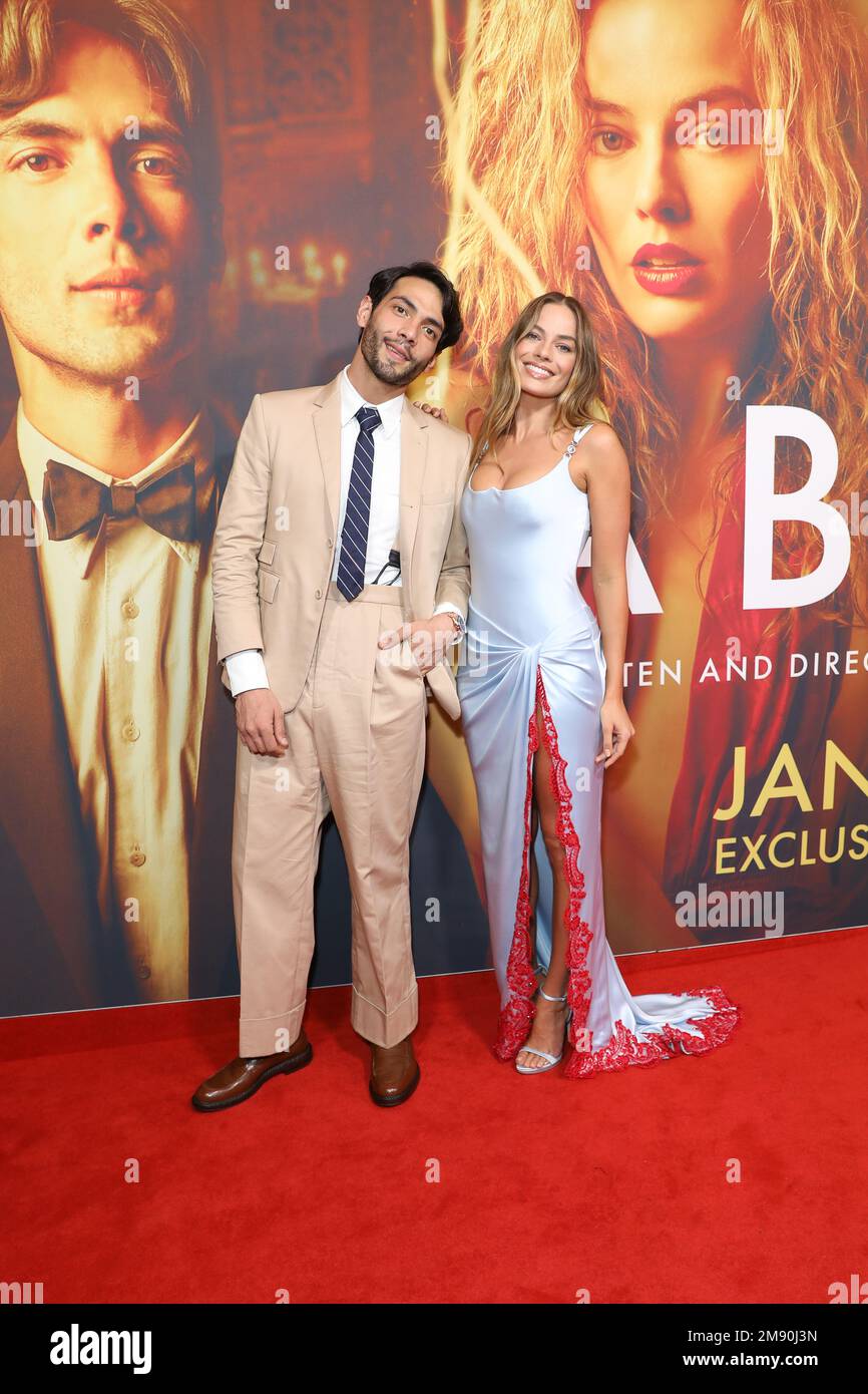 January 16, 2023: DIEGO CALVA and MARGOT ROBBIE attends the Australian ...