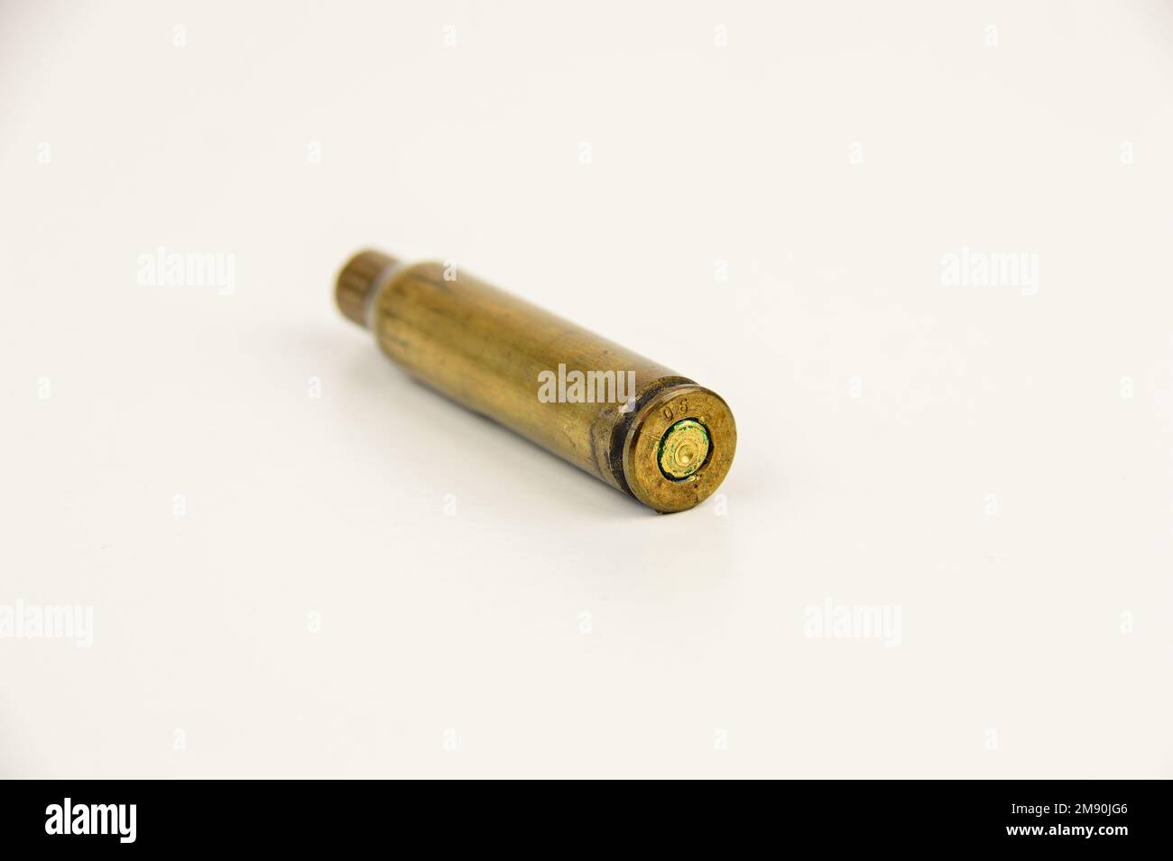 bullet casing of kalashnikov isolated on white background Stock Photo ...