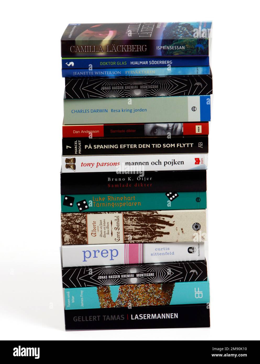 Paperbacks in a studio Stock Photo - Alamy