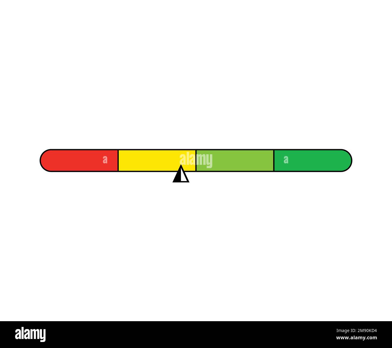 Line Color Scale Indicator Measuring Gauge With Dial Stock Vector Line Color Scale Indicator Measuring Gauge With Dial Stock Vector