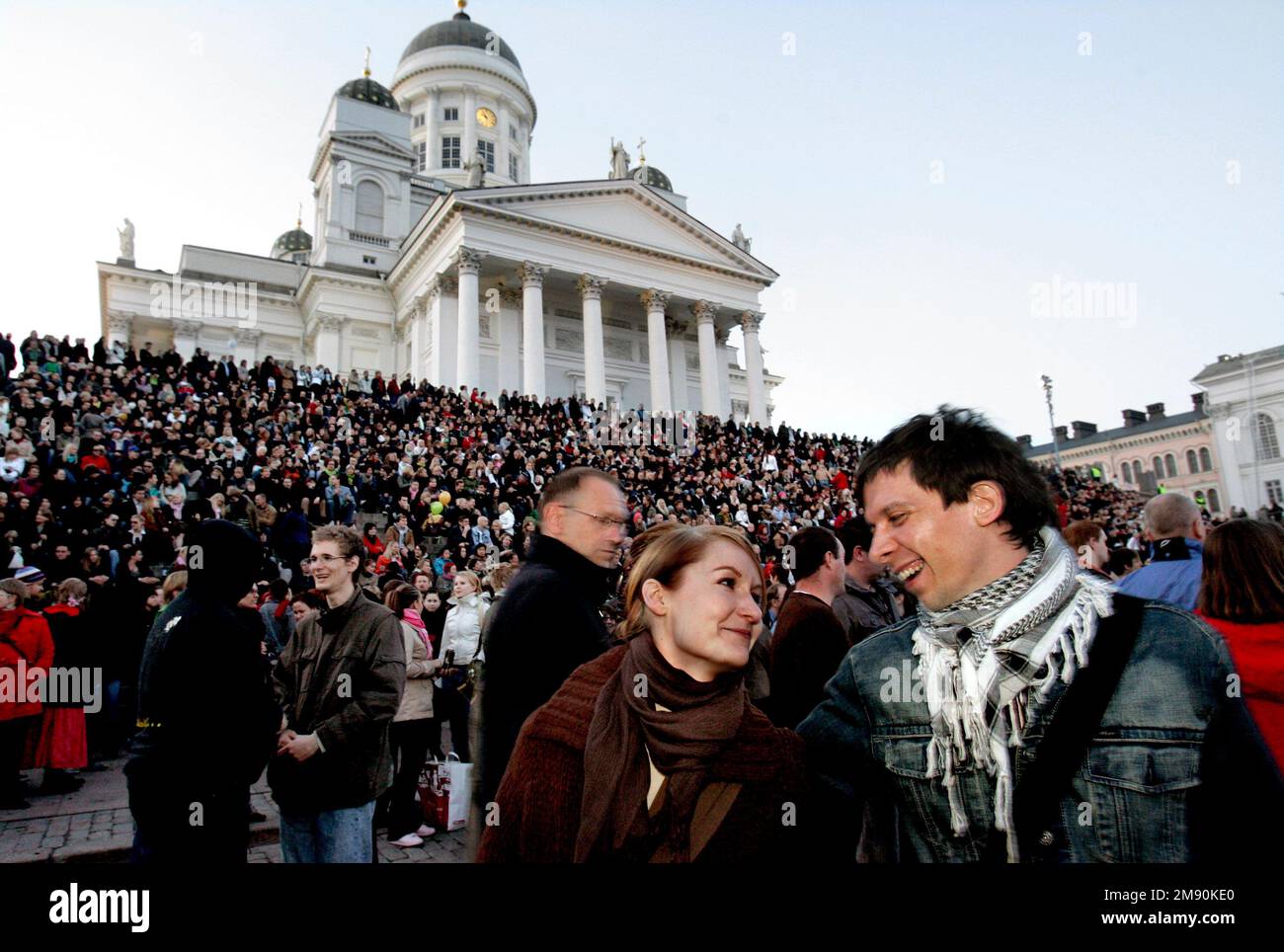 Daily life, The Eurovision Song Contest, Helsinki, Finland. People ...