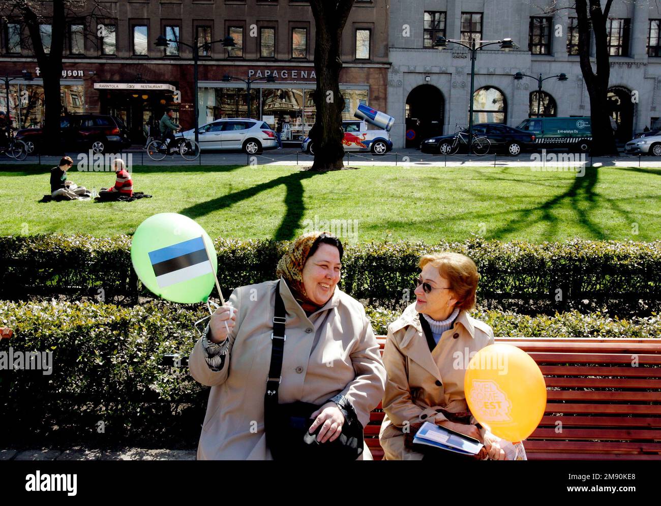 Daily life, The Eurovision Song Contest, Helsinki, Finland Stock Photo ...