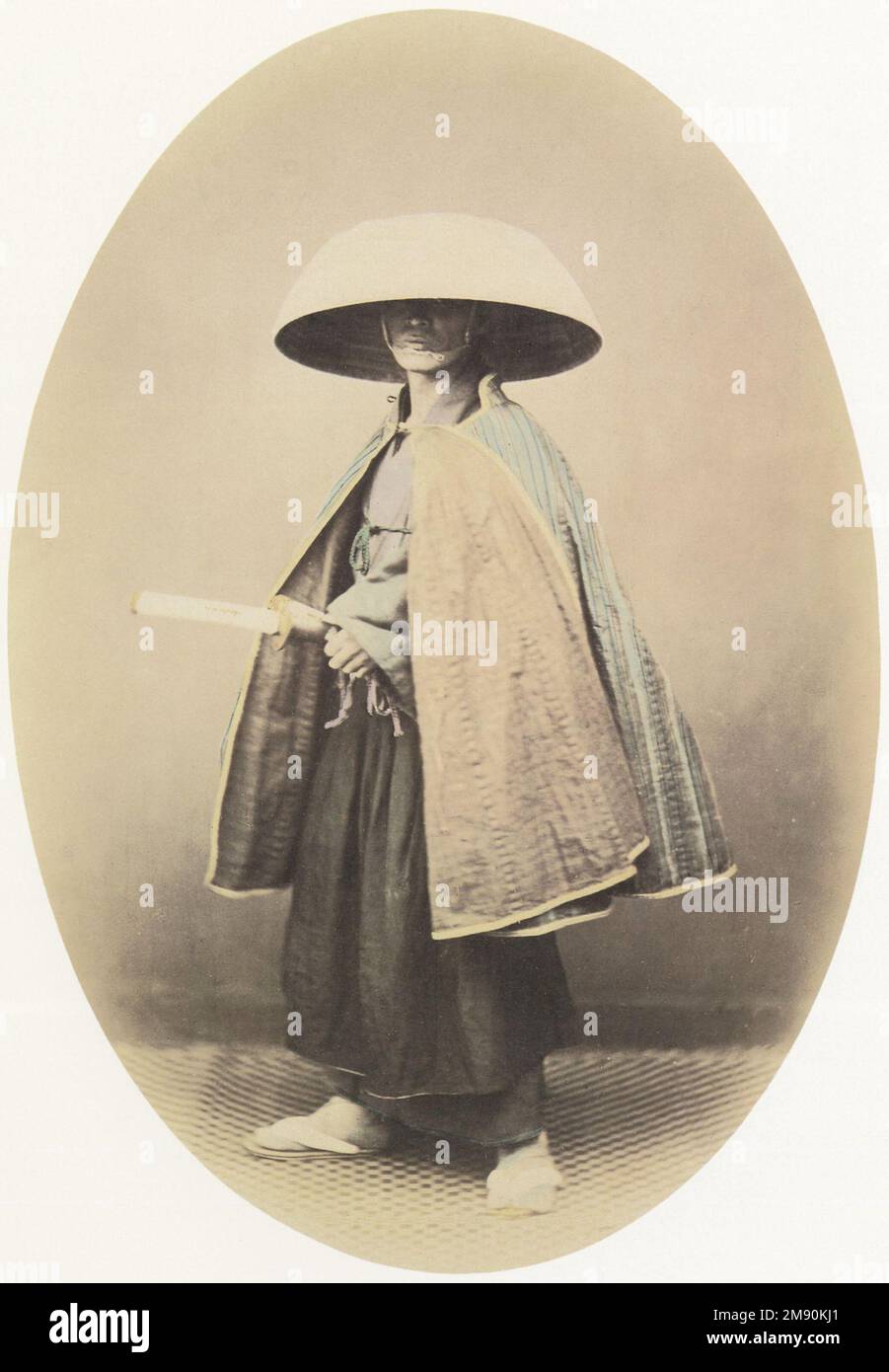Felice Beato - Japanese Officer - 1875 Stock Photo - Alamy