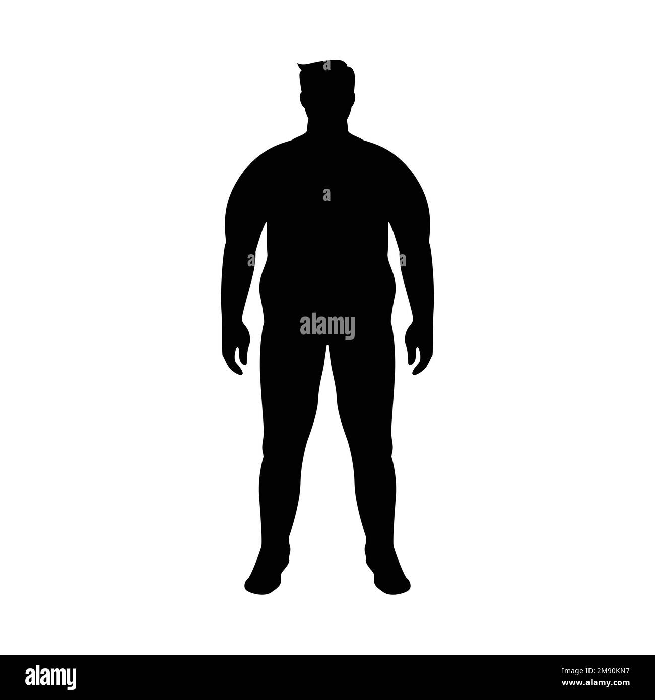 Overweight fat obese Black and White Stock Photos & Images - Alamy