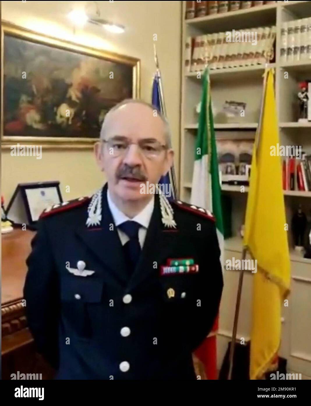 Palermo, Italy. 16th Jan, 2023. Palermo - Major General Pasquale ...