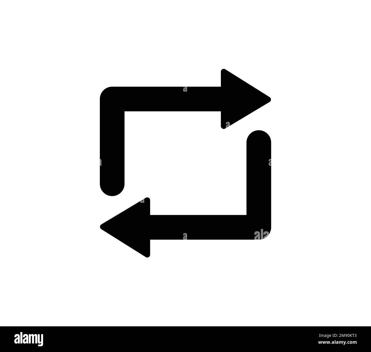 Square of black arrows. Direction navigation and web design Stock ...