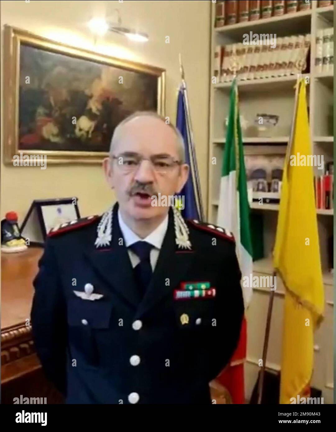 Palermo, Italy. 16th Jan, 2023. Palermo - Major General Pasquale ...