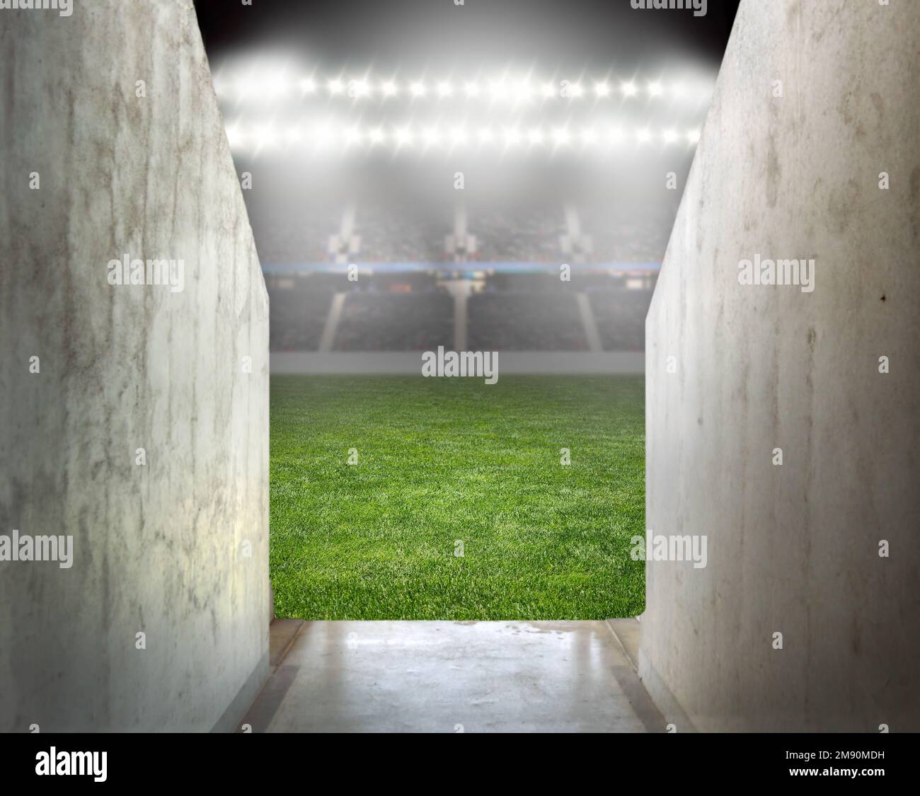 Football stadium entrance tunnel hi-res stock photography and images ...