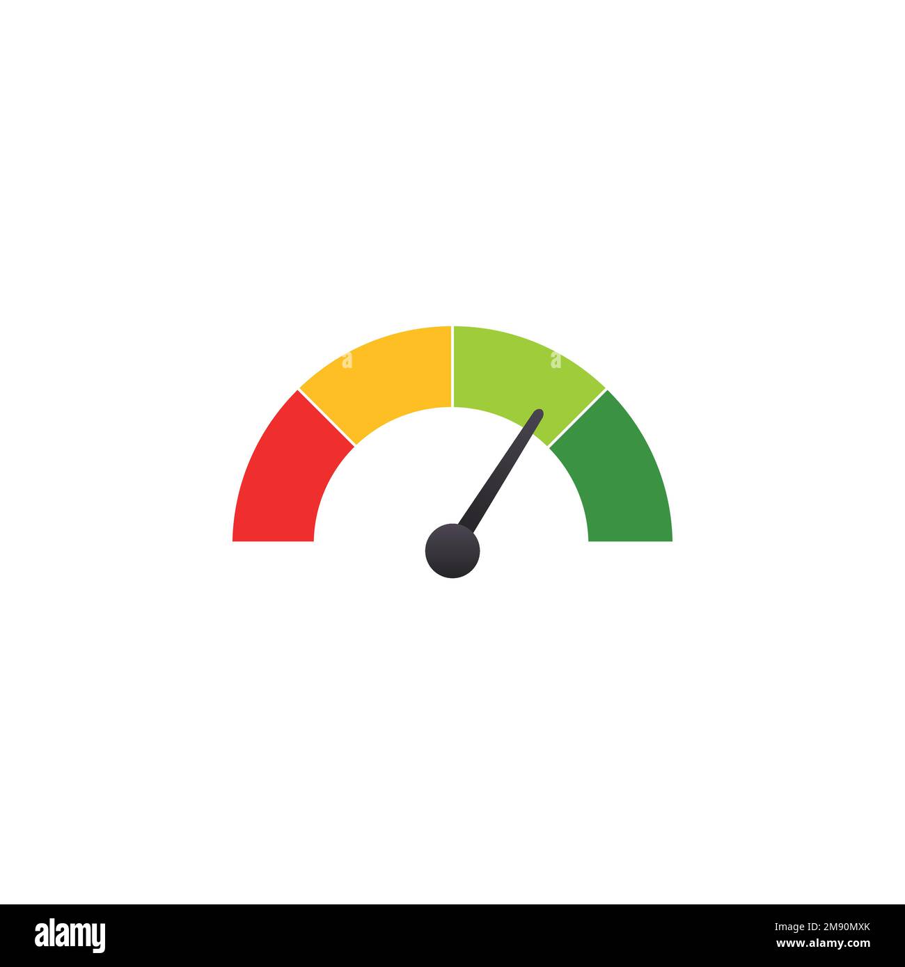 Circle color scale indicator. Measuring gauge with dial Stock Vector ...