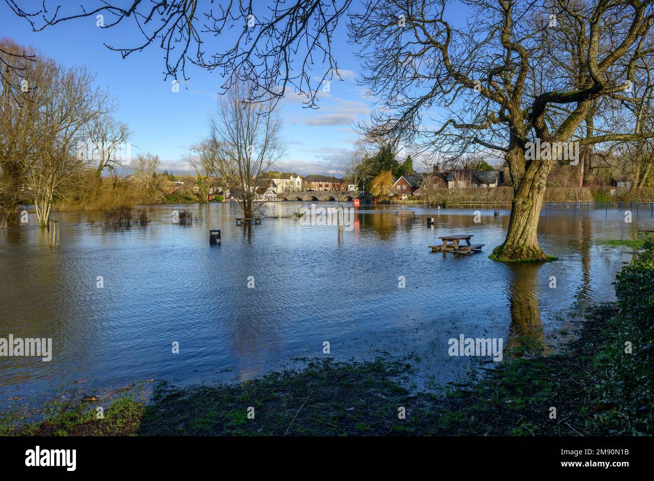 Fordingbridge, Hampshire, UK, 16th January 2023, Weather: The River ...