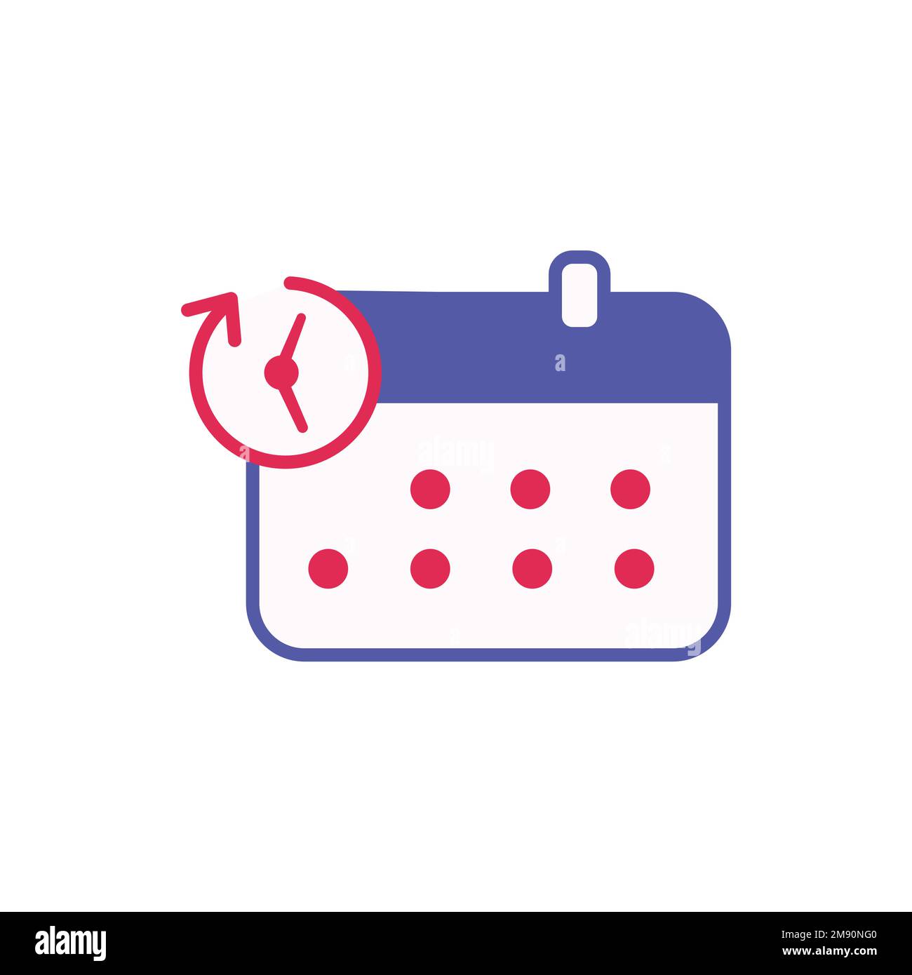 Time management clock work Stock Vector Images - Alamy