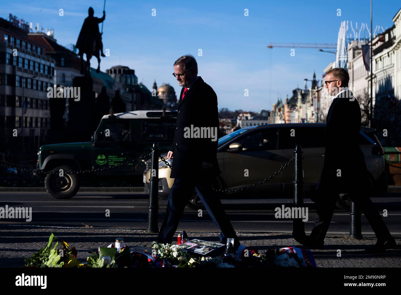 Prague, Czech Republic. 16th Jan, 2023. Czech Prime Minister Petr Fiala ...