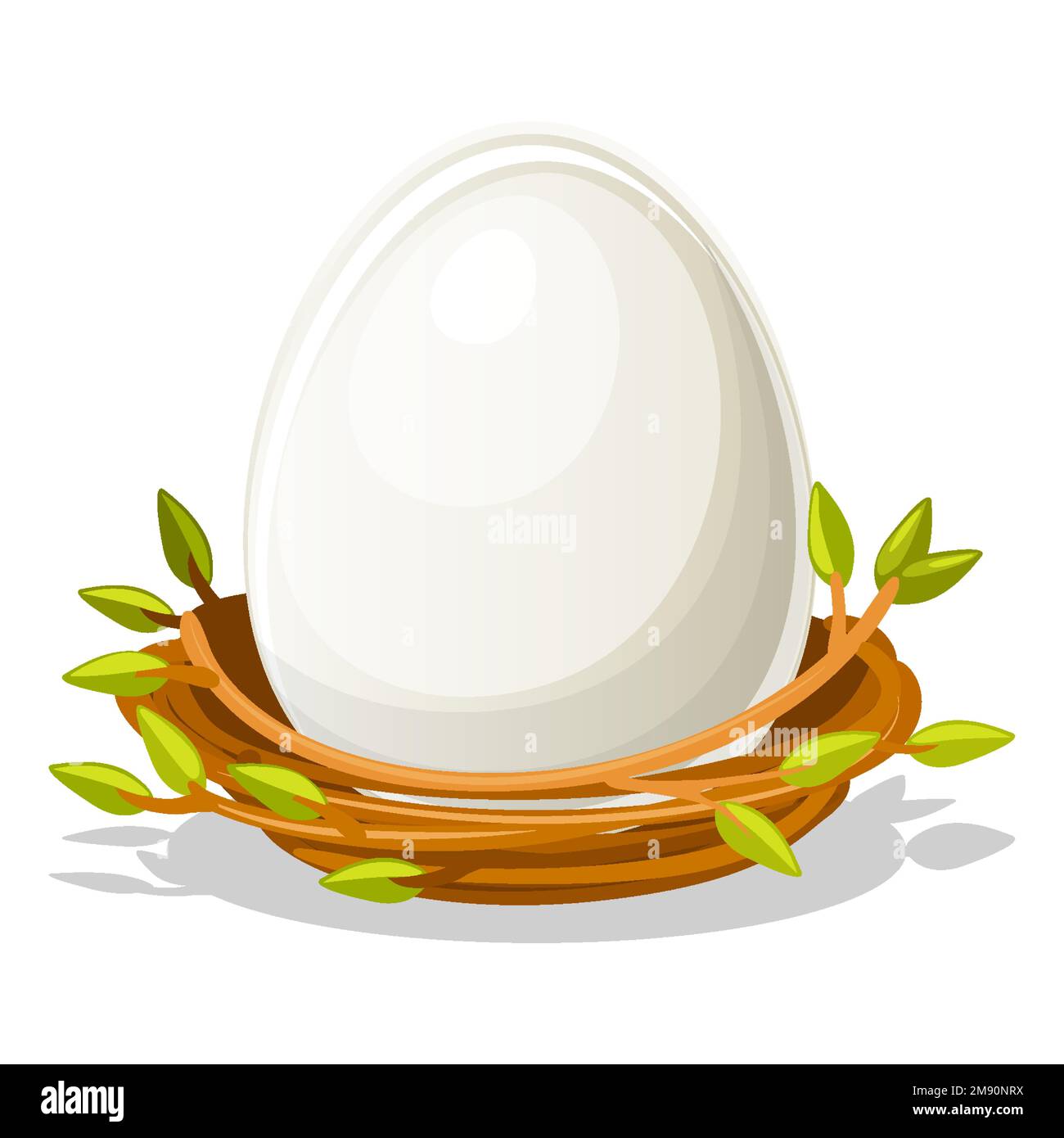 Egg in birds nest hi-res stock photography and images - Alamy