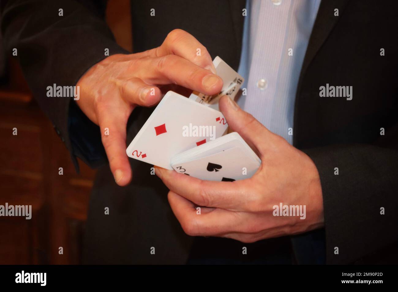 Magician performing at wedding hi-res stock photography and images - Alamy