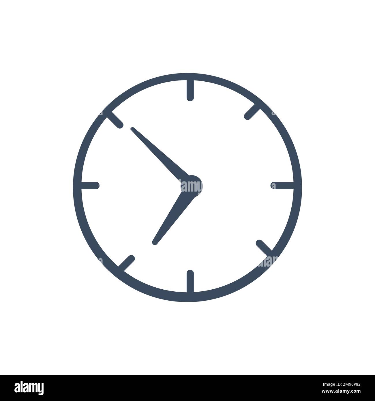 Clock with dial. Timer of corporate deadline and working time Stock ...