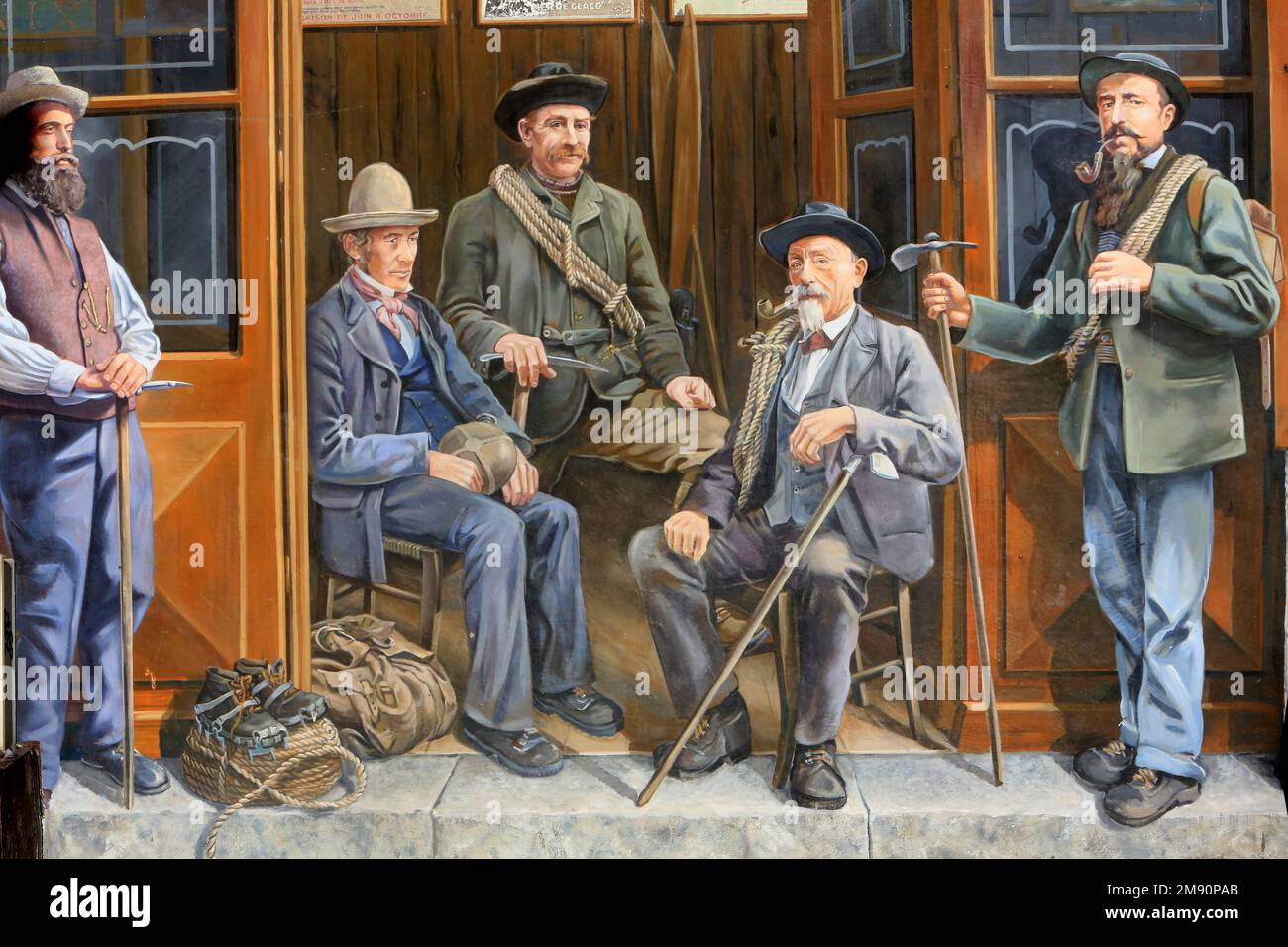 Fresco sham in "Guides de Chamonix", produced by A-Fresco, Patrick ...