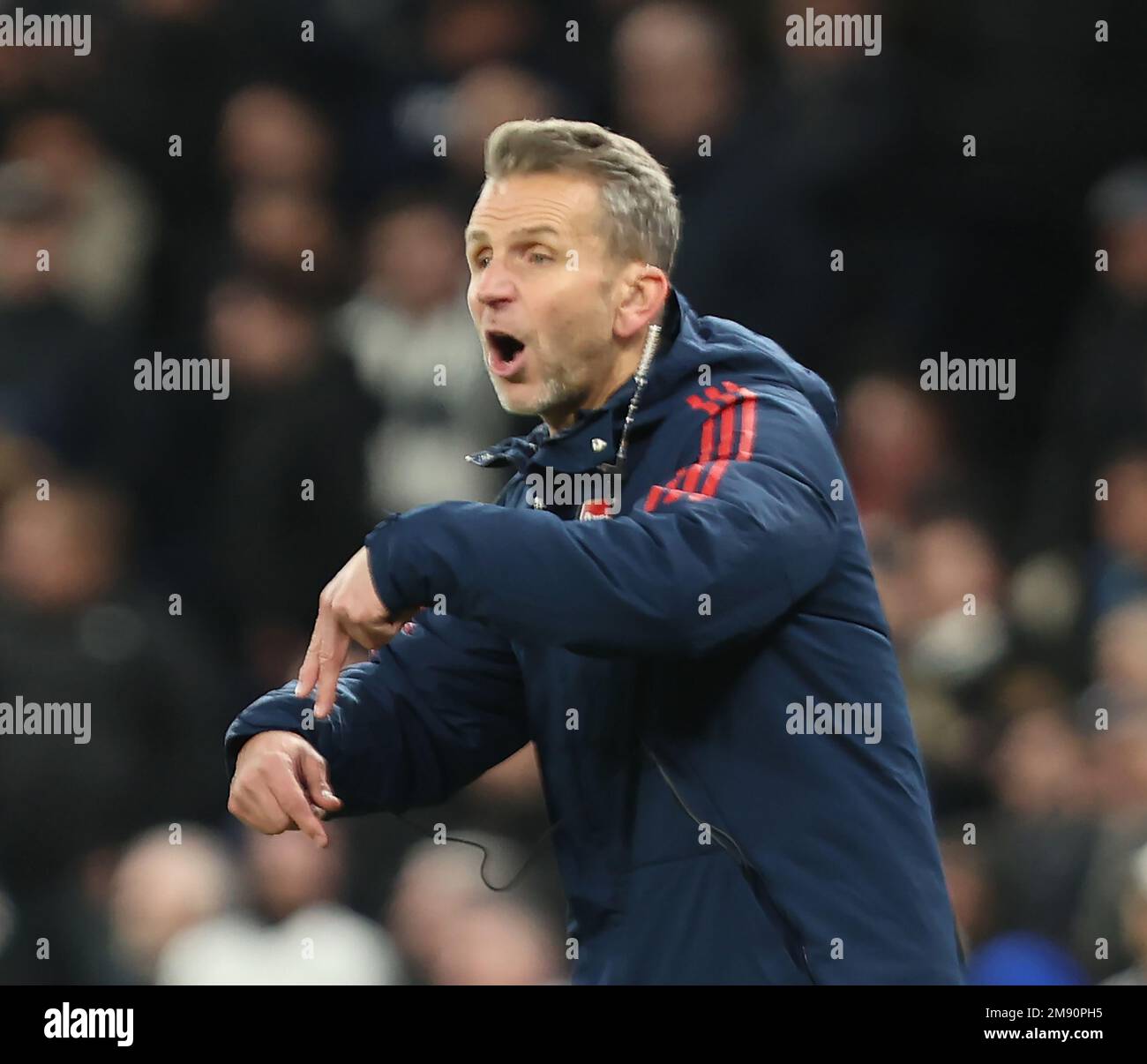 Assistant Coach Albert Stuivenberg of Arsenal during the English ...