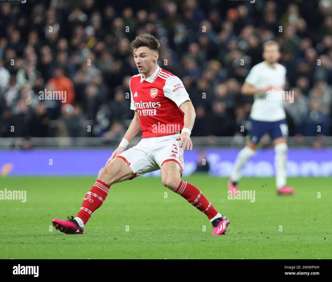 Kieran Tierney of Arsenal during the English Premier League soccer ...