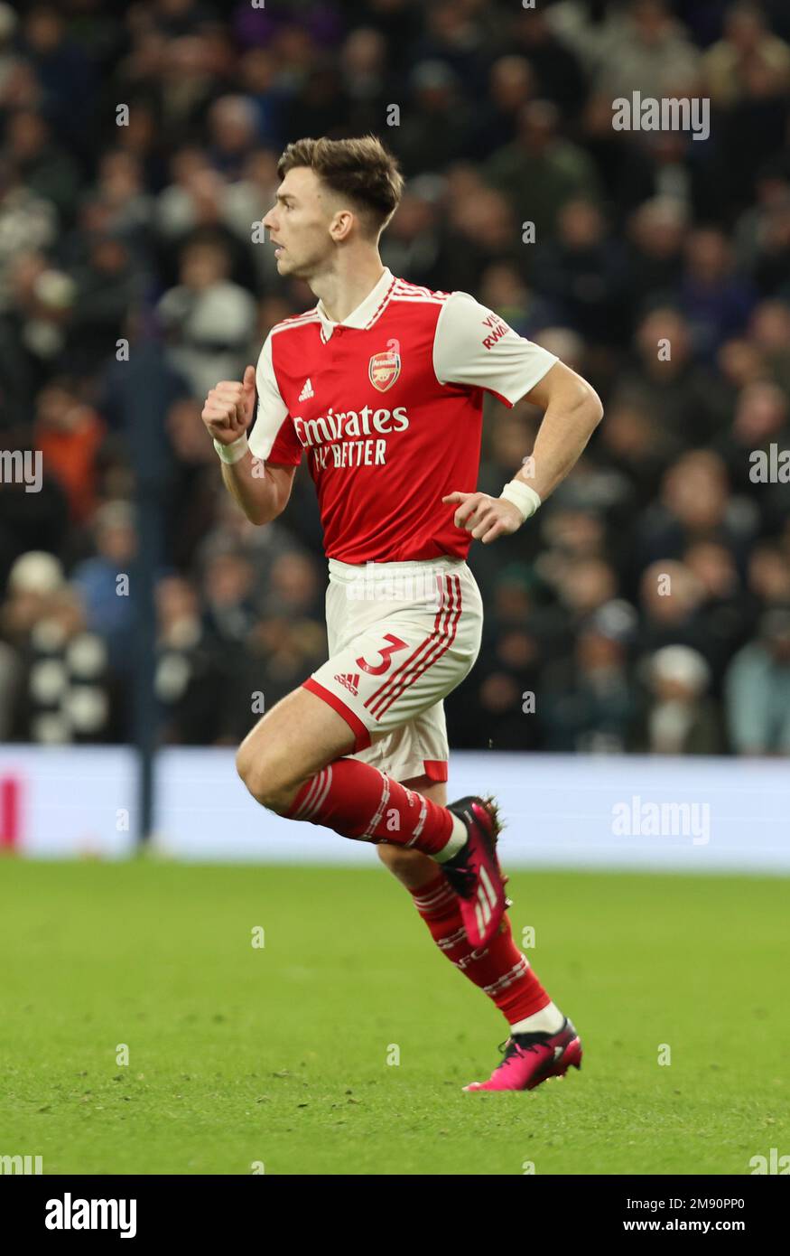Kieran Tierney of Arsenal during the English Premier League soccer ...