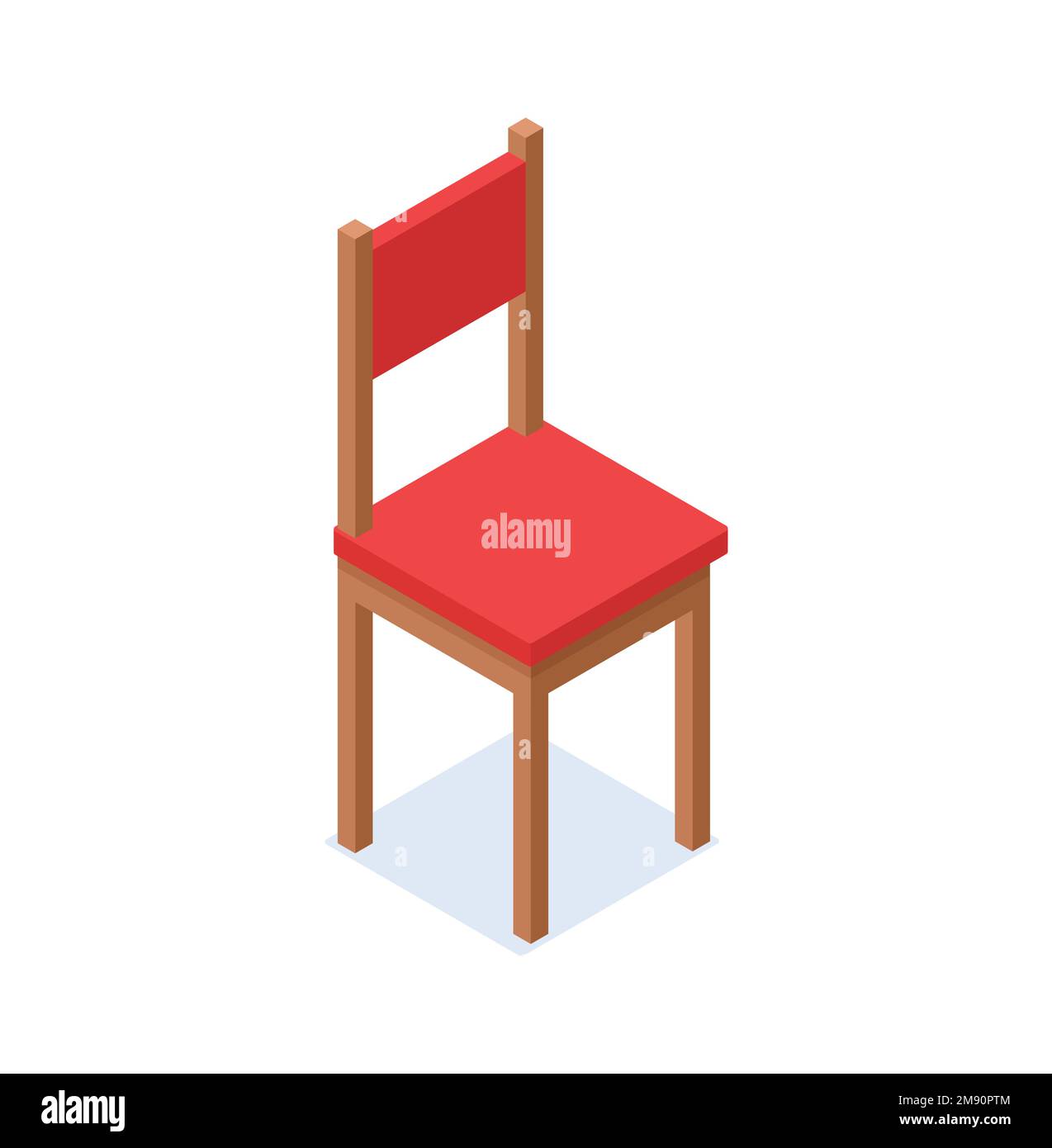 Red chair icon cartoon Stock Vector Images - Alamy